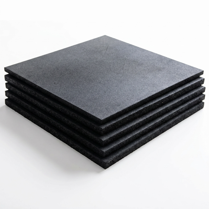 Rubber Gym Flooring Mats (1m x 1m) – Equipped Gym