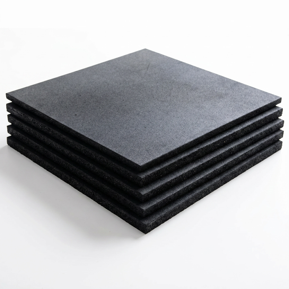 Rubber Gym Flooring Mats (1m x 1m) – Equipped Gym